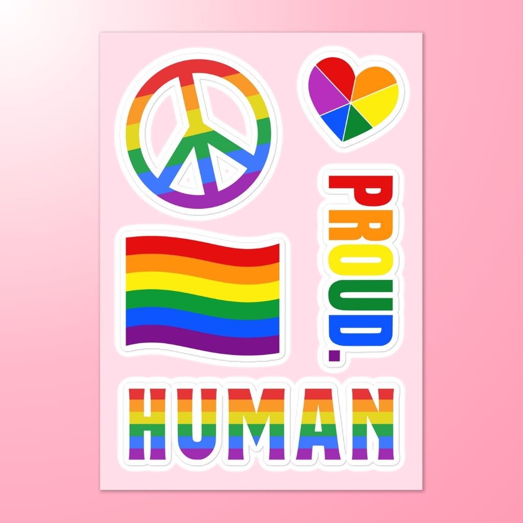 Colorful LGBTQ Pride Stickers to Customize Your Gear | Pridelity